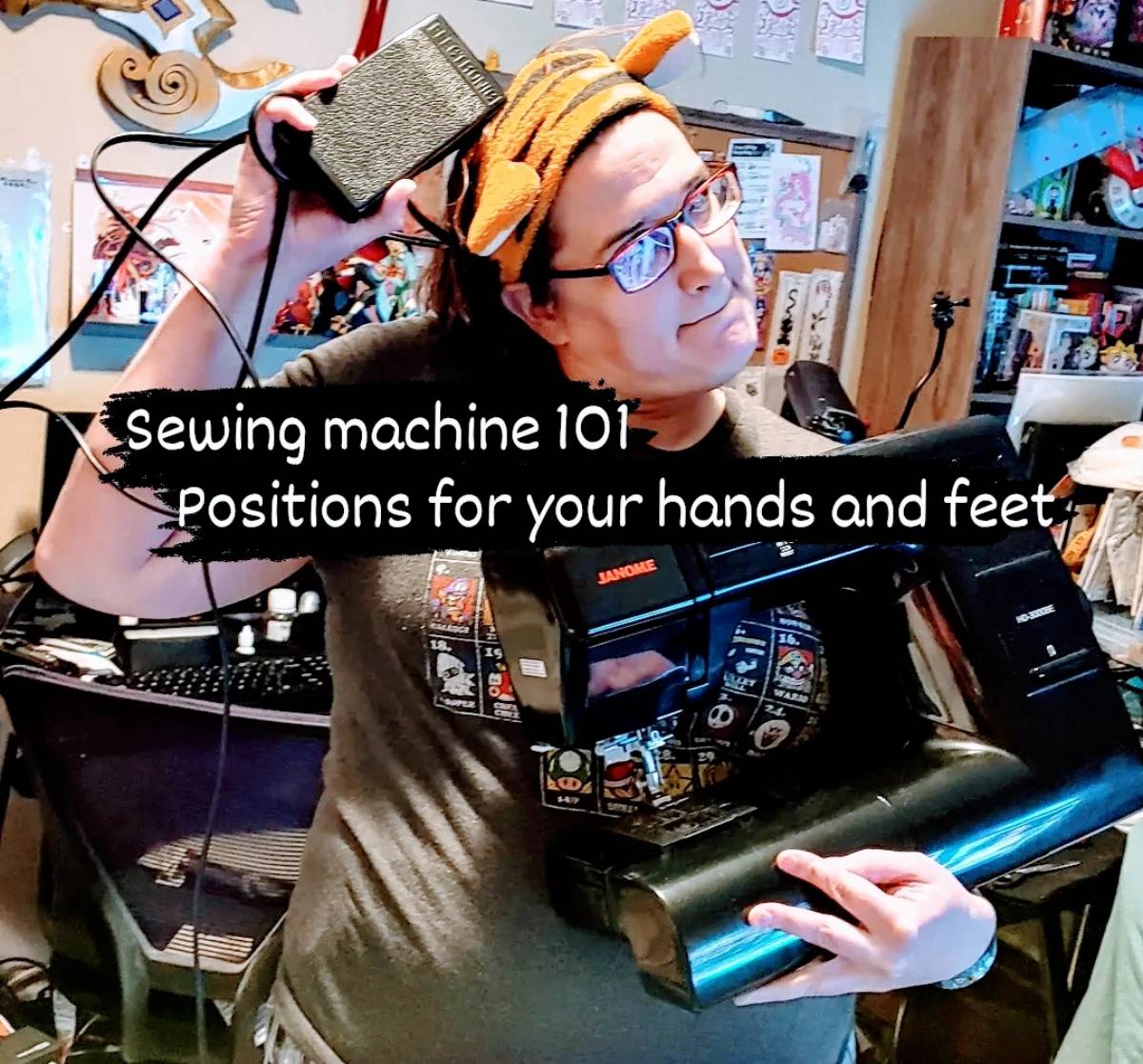 Hand and foot positions for your sewing machine – Leafnin Cosplay