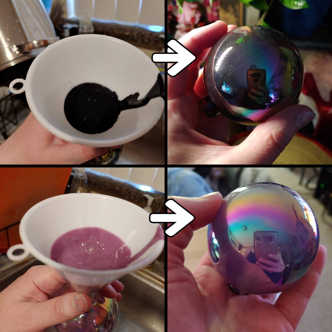Dyeing plastic ornaments with food coloring – Leafnin Cosplay