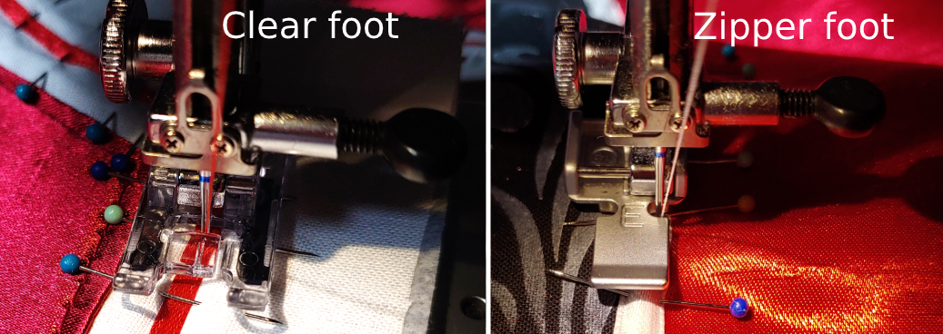 Adding stripes and details with satin ribbon – Leafnin Cosplay