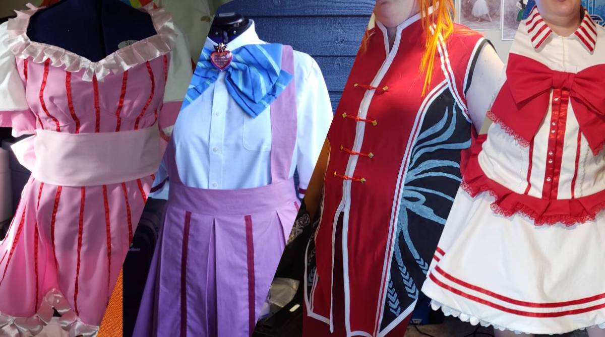 Adding stripes and details with satin ribbon – Leafnin Cosplay