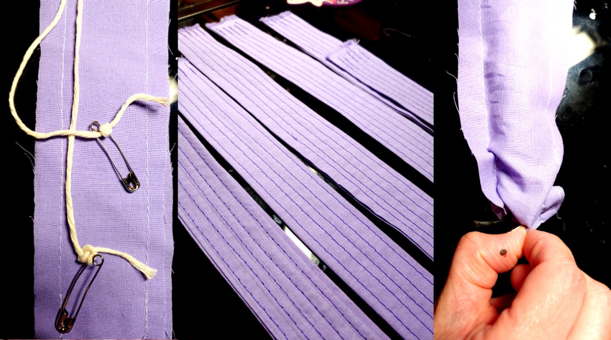 Turning long tubes of fabric right-side out the easy way – Leafnin Cosplay