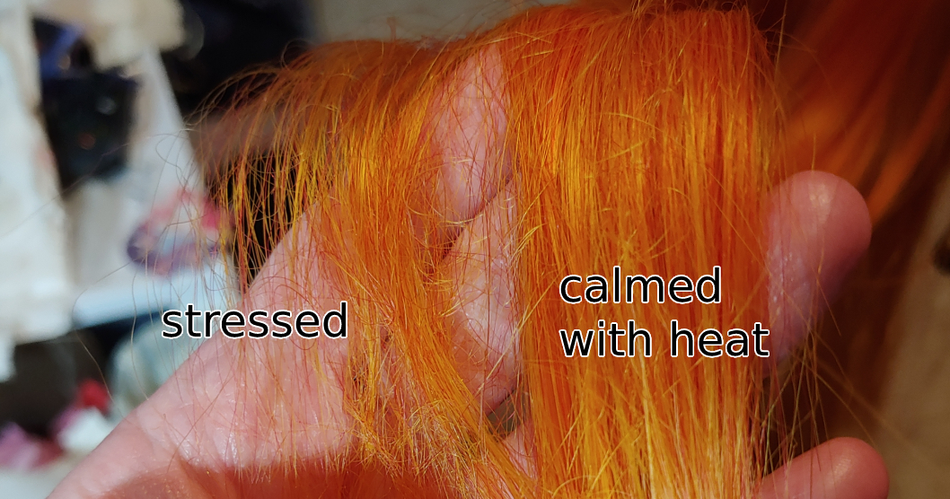 How to detangle and destress a long, straight wig – Leafnin Cosplay