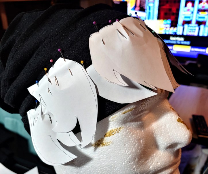 Felt wig alternative for short-haired characters – Leafnin Cosplay