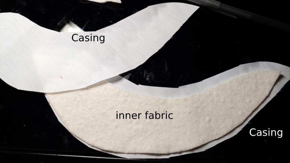 Making and attaching a sleeve head roll – Leafnin Cosplay