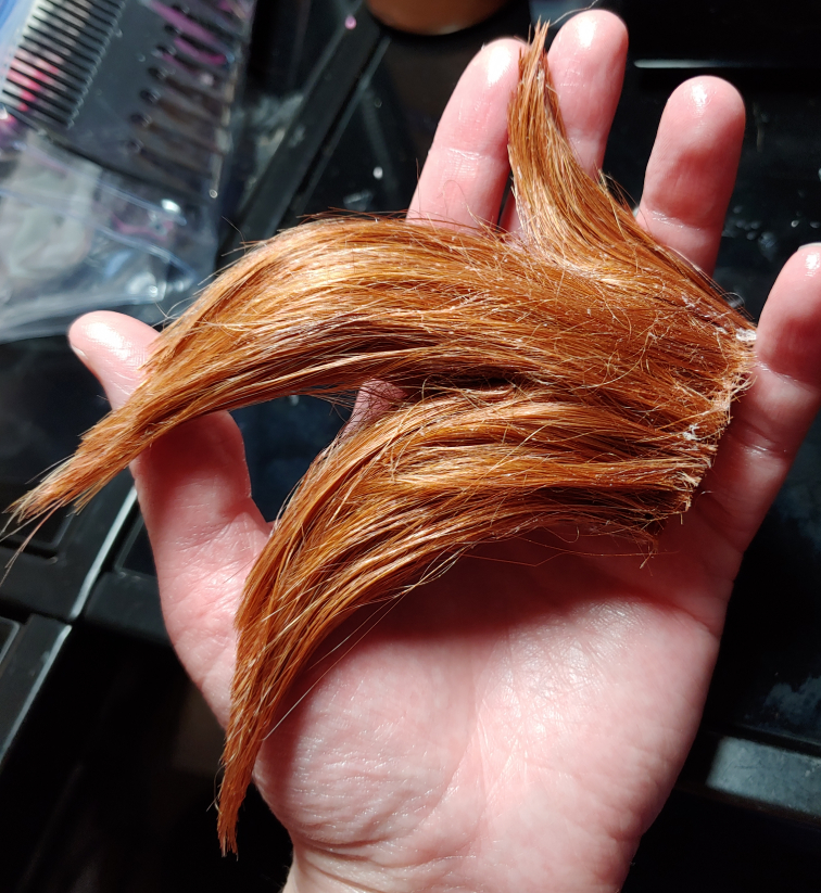 Stuffed felt pillow base for gravity-defying wig details – Leafnin Cosplay